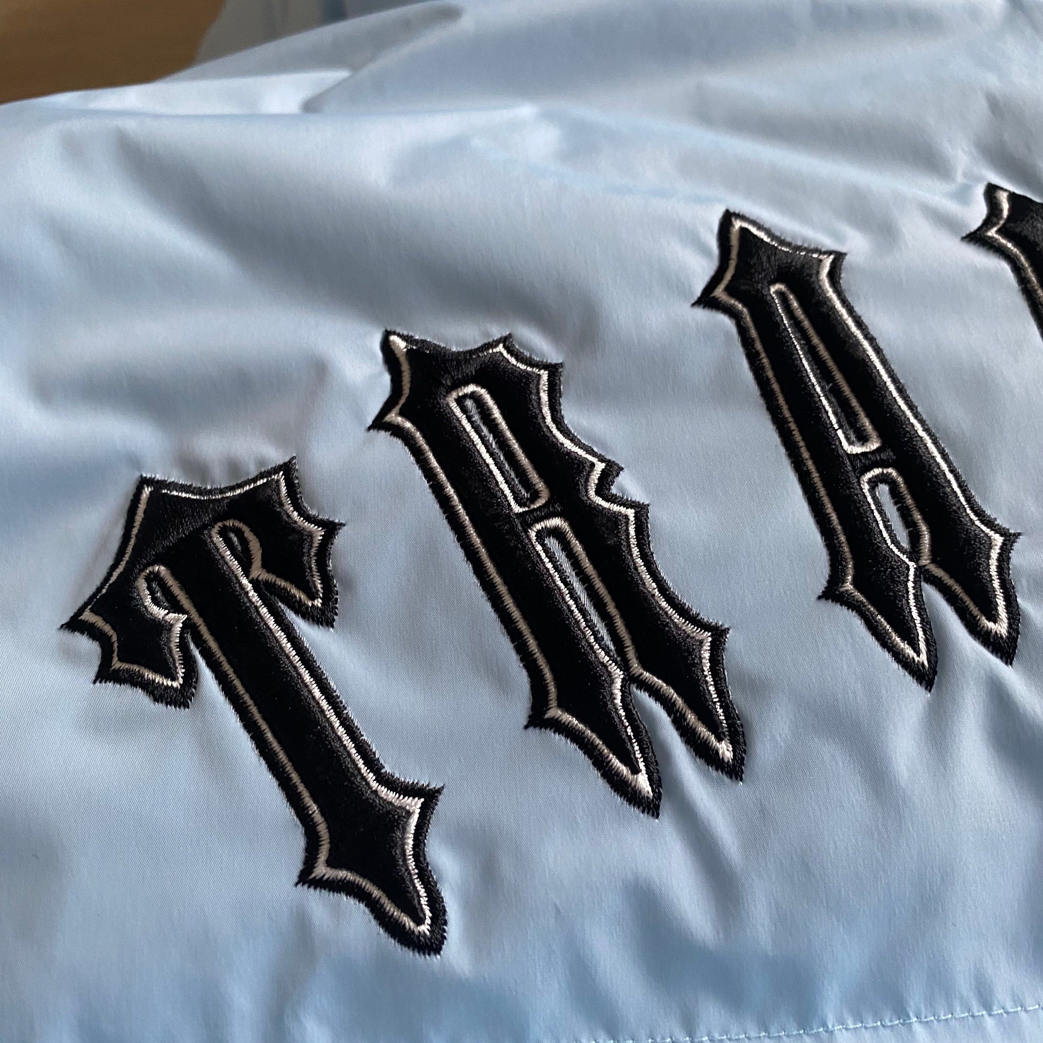 DETACHABLE HOODED PUFFER JACKET - ICE BLUE,Top quality – ROGEDA T