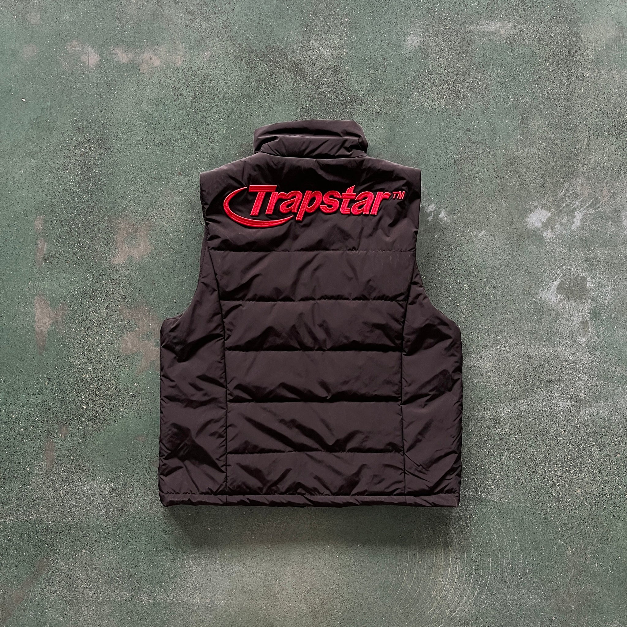 Hyperdrive Gilet - Black/Red,Trapstar jacket – ROGEDA T